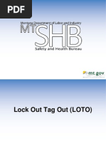 Loto Checklist | PDF | Machines | Mechanical Engineering