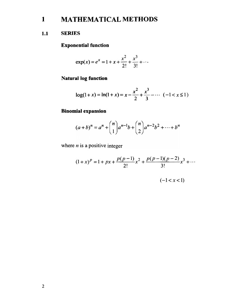 Formulae And Tables For Actuarial Exams Pdf Mathematical And