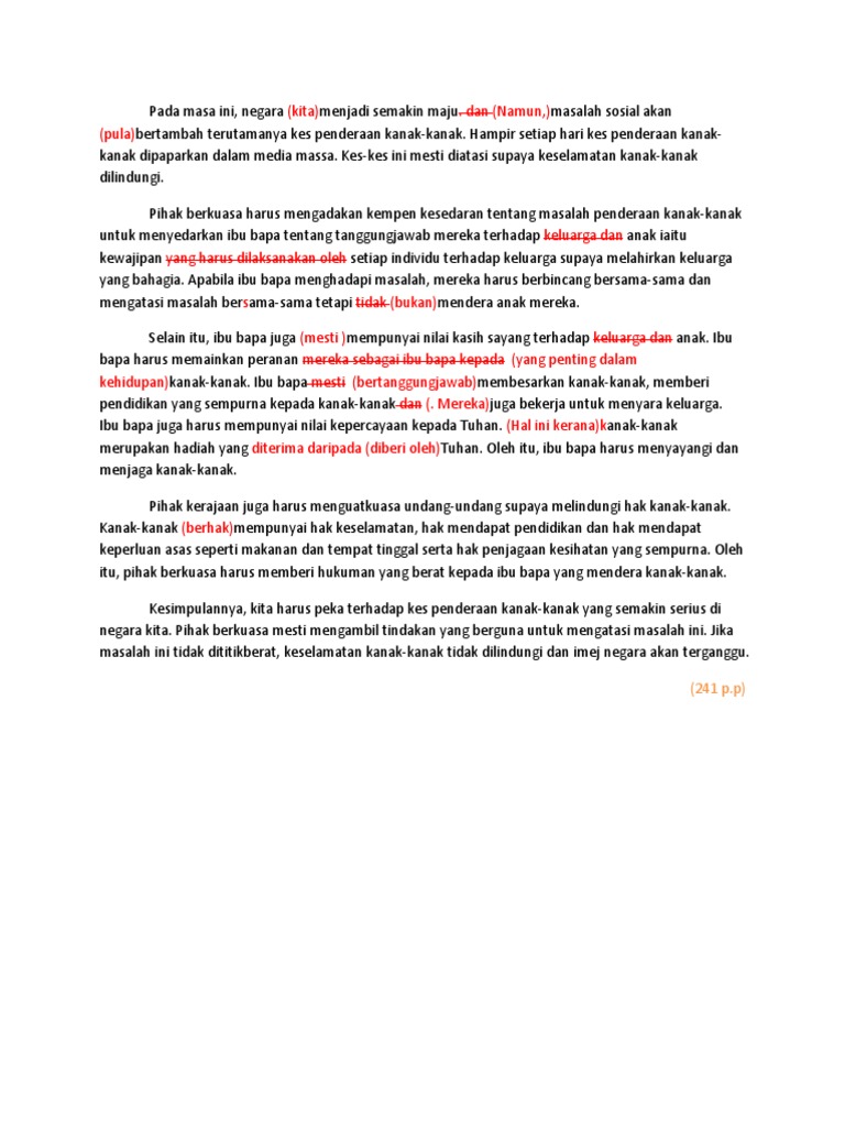 (Moral Folio) Langkah-Langkah Mengatasi Penderaan Kanak-Kanak | PDF