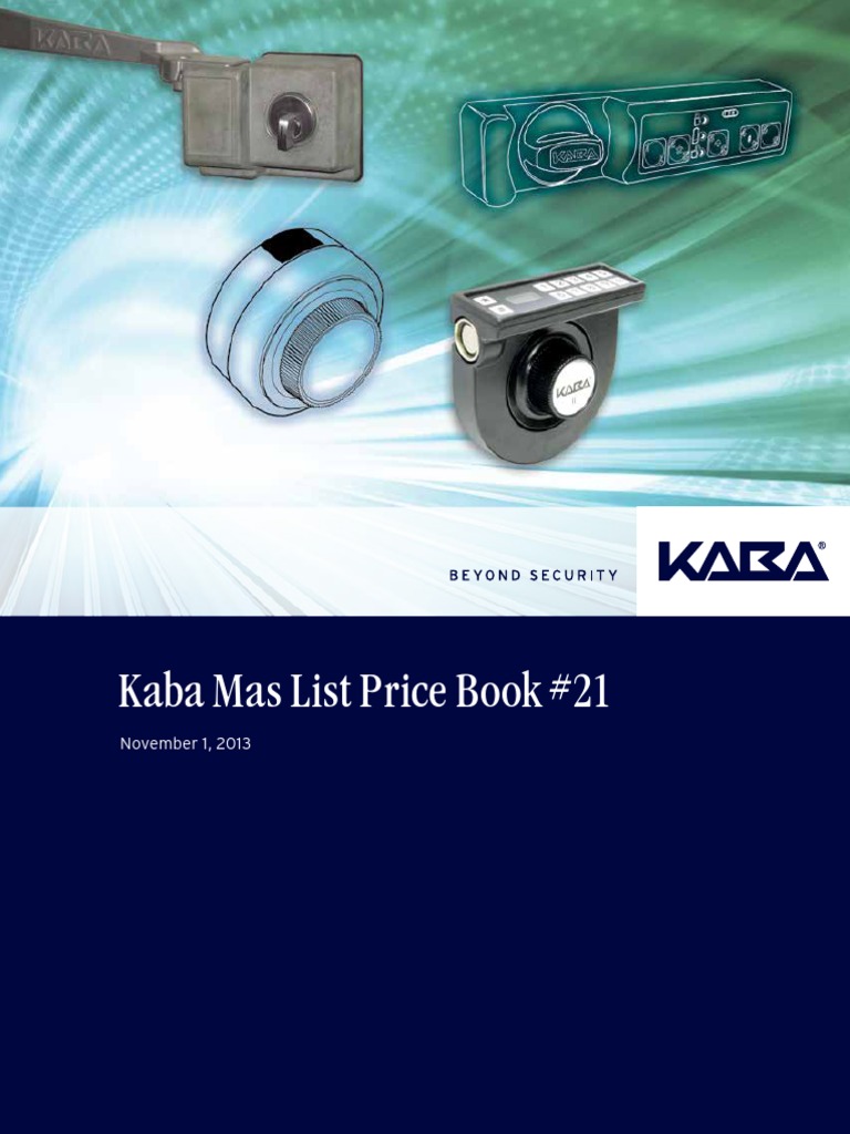 Kaba Mas Pricelist # 21 Rev A PDF | PDF | Door | Taxes