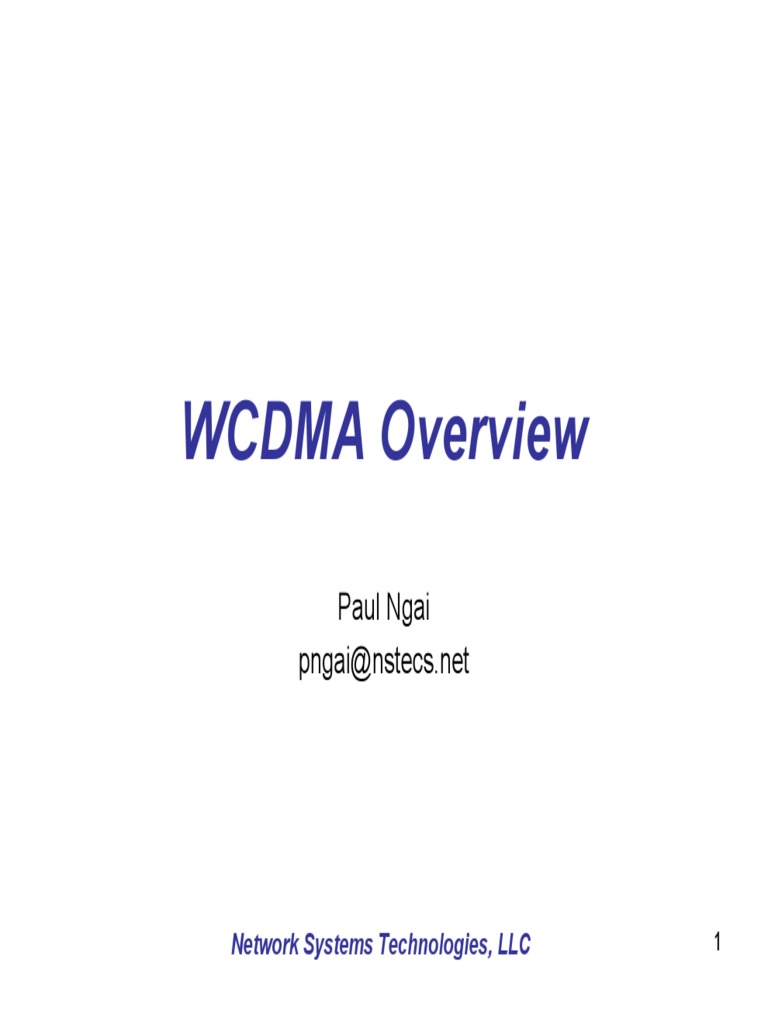 Wcdma PDF | PDF