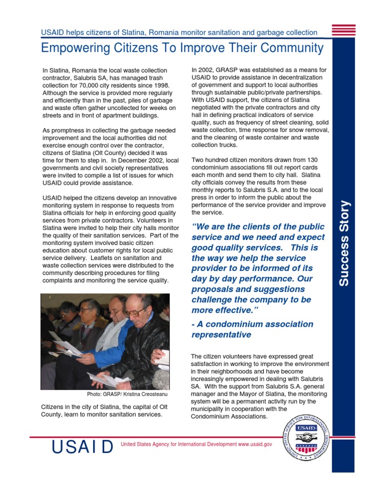 USAID Success Story | PDF | United States Agency For International ...