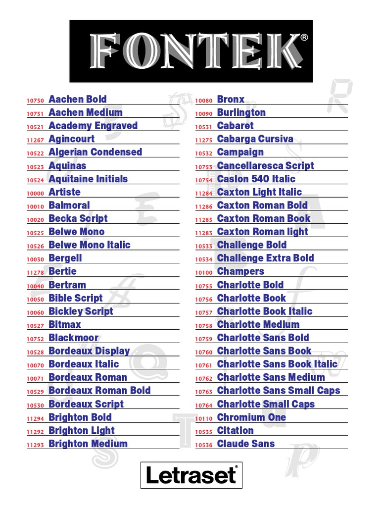 Fontek Sample Sheets | PDF | Business