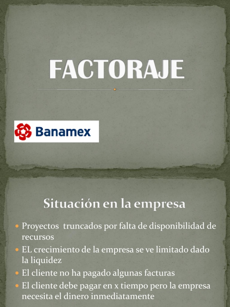 Guía de Factoraje Financiero en México | PDF | Factoring (Finanzas ...