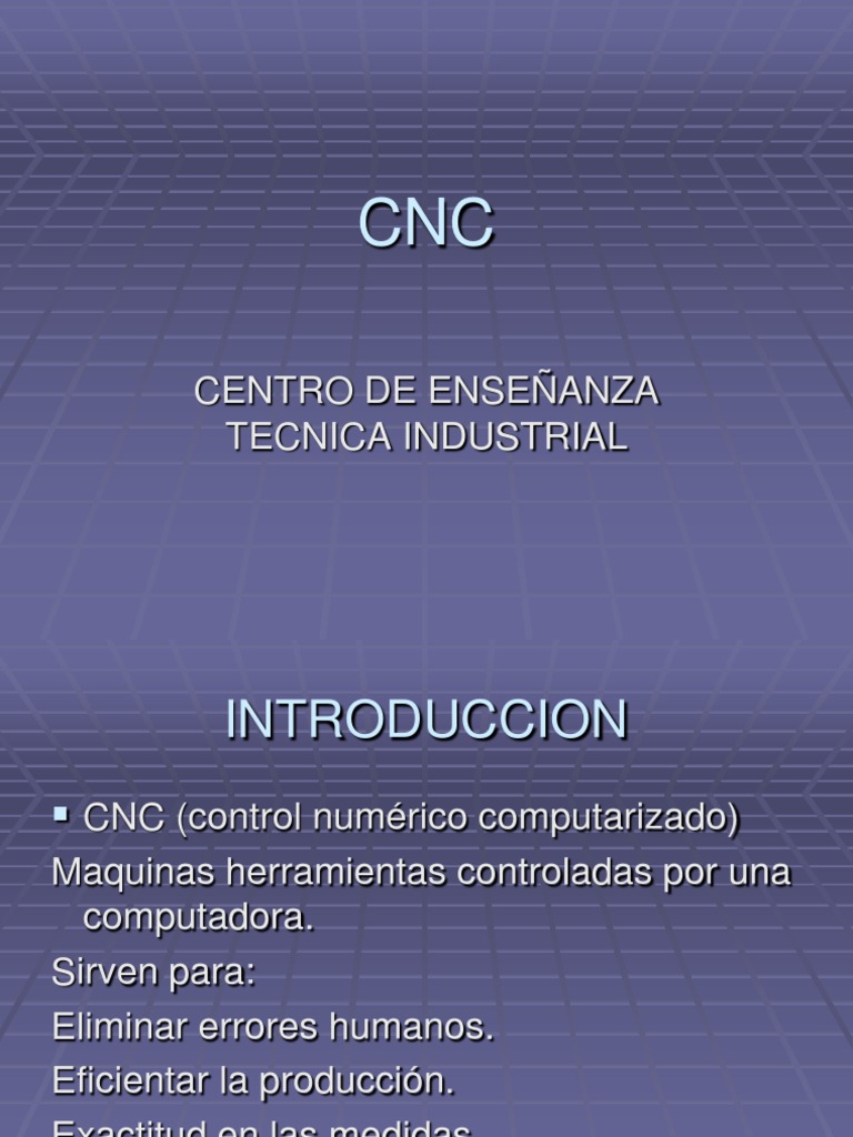 CNC Conceptos Basicos | PDF | Control numerico | Mecanizado
