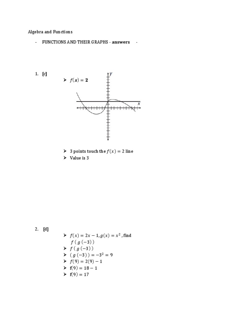 Understanding Functions and Graphs | PDF