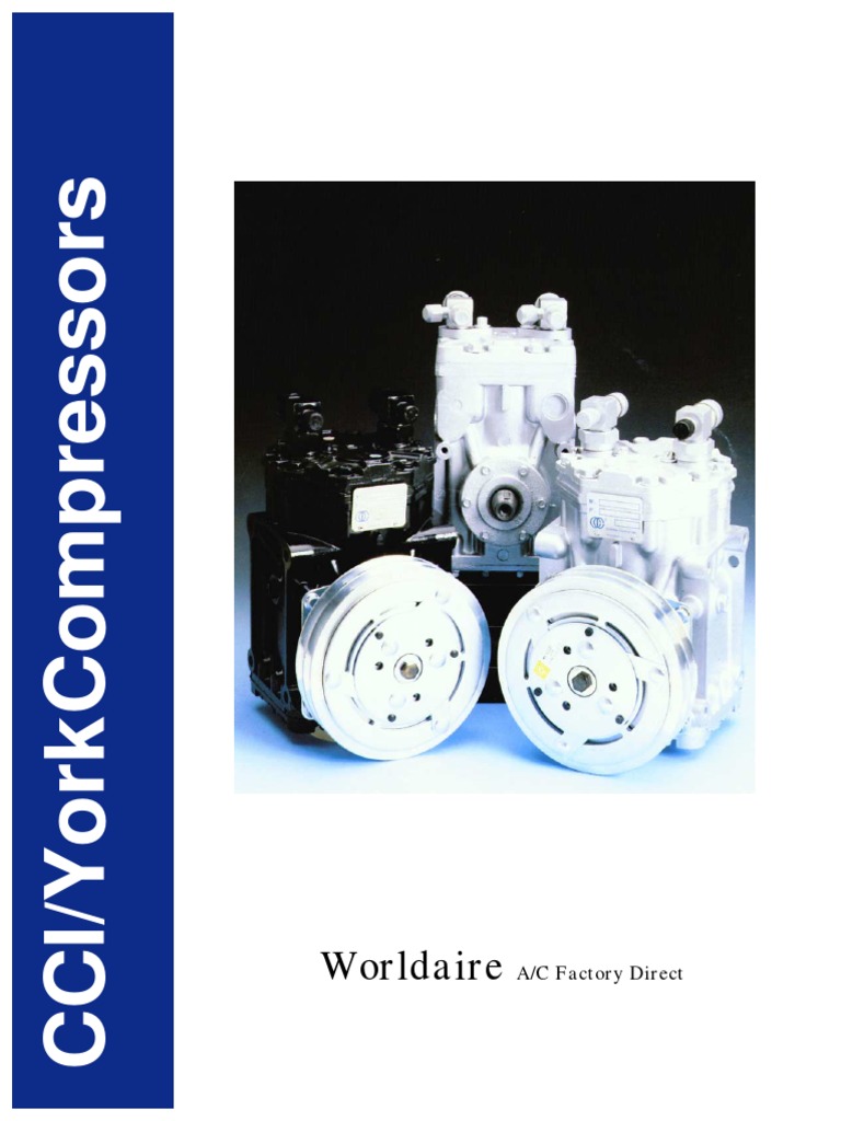 York Compressors | PDF | Piston | Bearing (Mechanical)