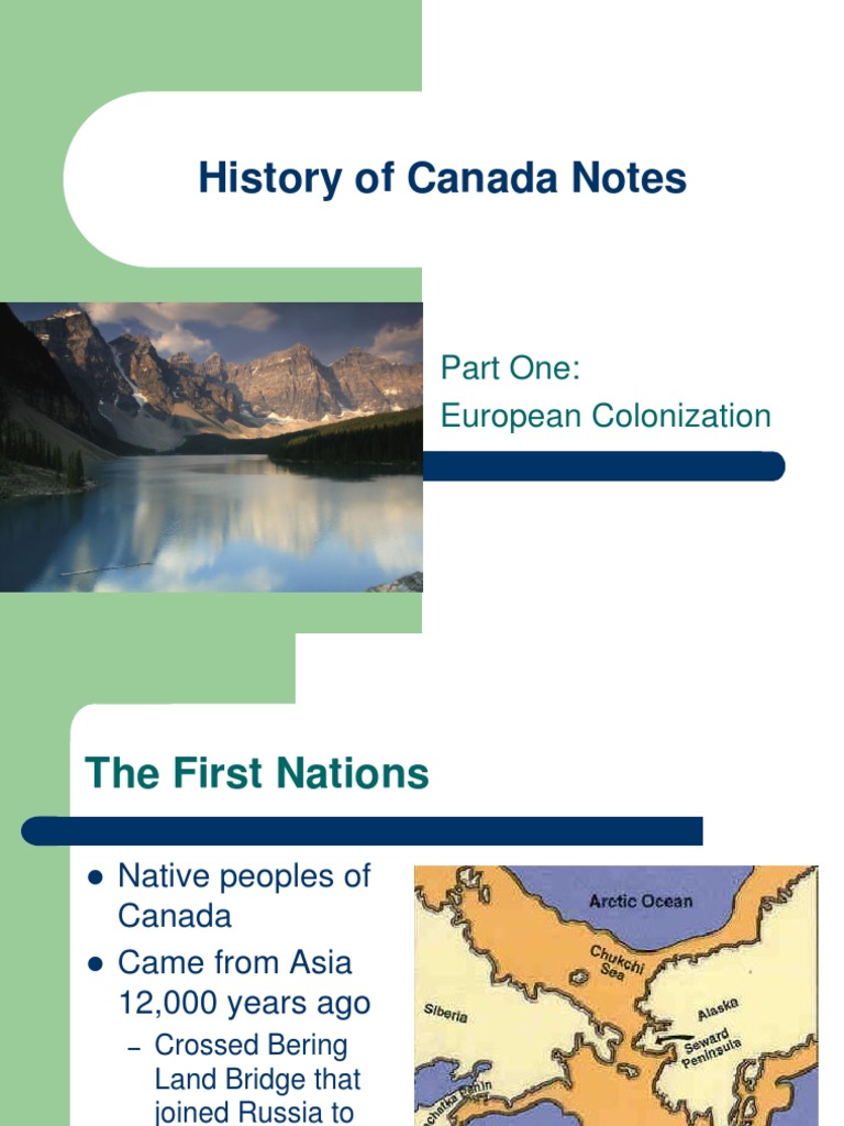 History of Canada PDF | Download Free PDF | Provinces And Territories ...