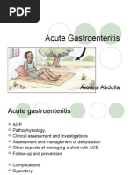 Pathophysiology of Acute Gastroenteritis | PDF | Diarrhea | Human Feces