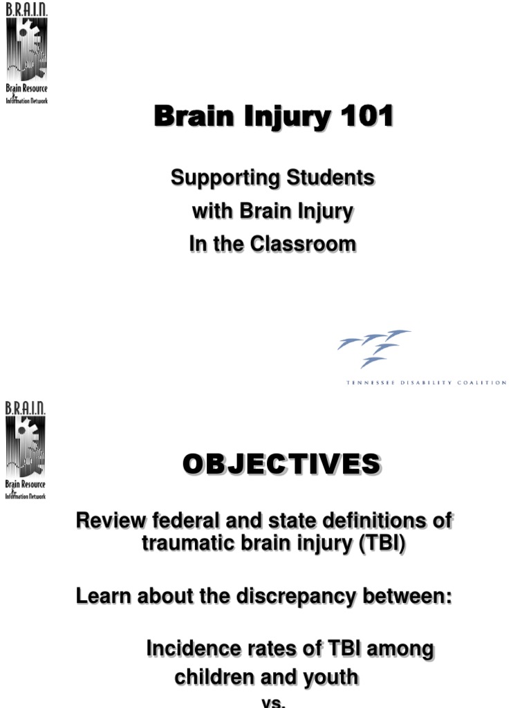 Supporting Students with Brain Injuries: An Overview of Traumatic Brain ...