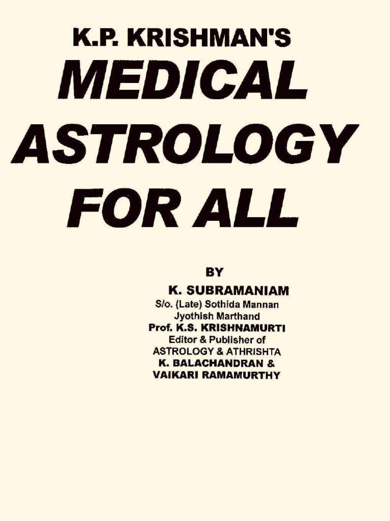 Medical Astrology PDF | PDF