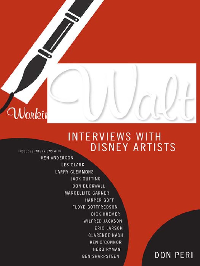 Working With Walt Interviews With Disney Artists | Download Free PDF ...