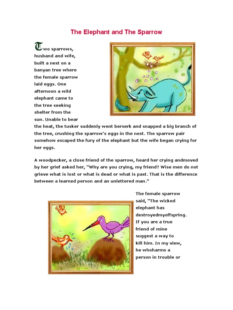 The Elephant and The Sparrow | PDF