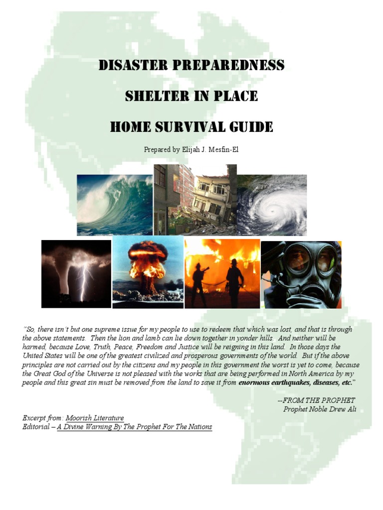 Disaster Preparedness Shelter-In-Place Home Survival Guide PDF | PDF ...