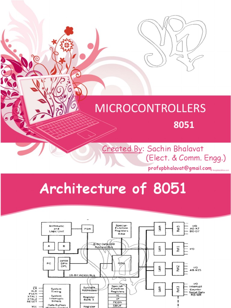 Microcontrollers: Created By: Sachin Bhalavat (Elect. & Comm. Engg.) | PDF | Electronic Design ...