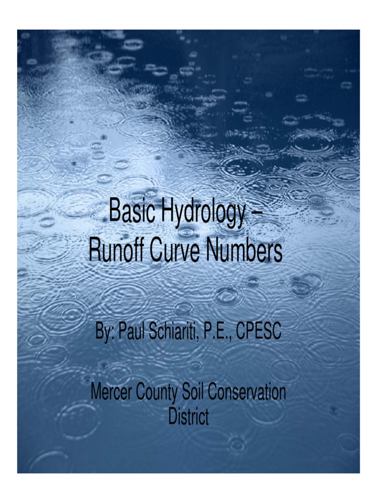 Curve Number FIle | PDF | Surface Runoff | Hydrology