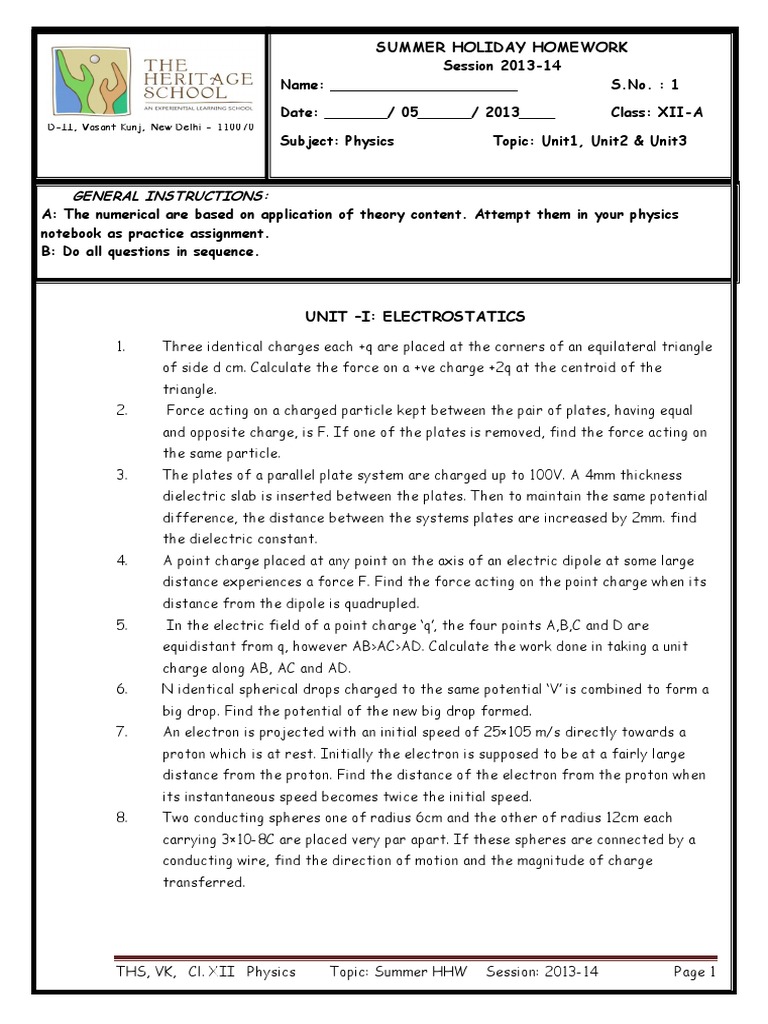 Class 12 Physics: Current Electricity Project | PDF | Series And ...