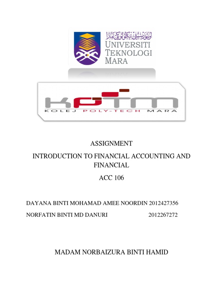 Intro to Financial Accounting | PDF