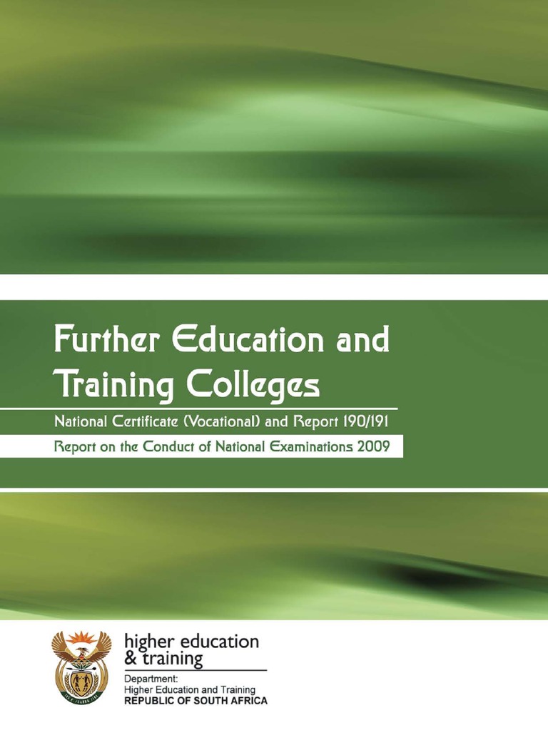 Fet Colleges Report PDF | PDF | Vocational Education | Academic Certificate