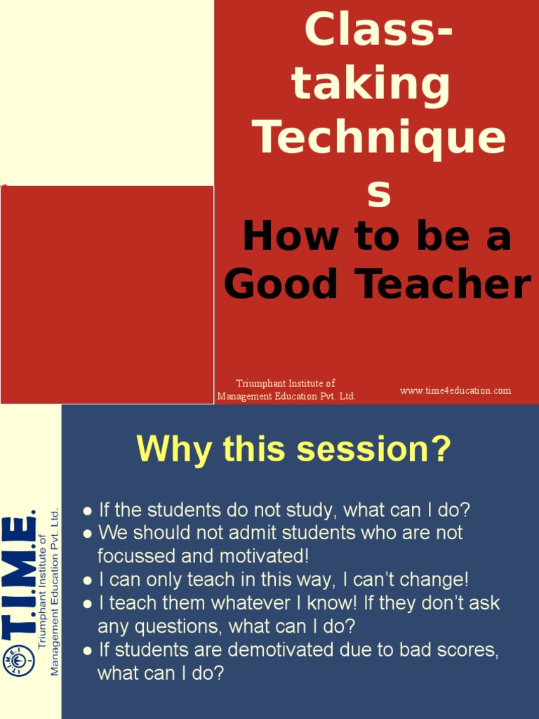 Effective Teaching Techniques Guide | PDF | Teachers | Cognitive Science