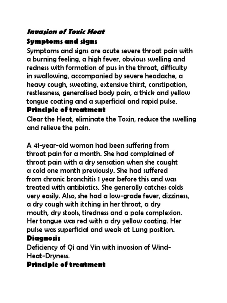 Invasion of Toxic Heat | PDF