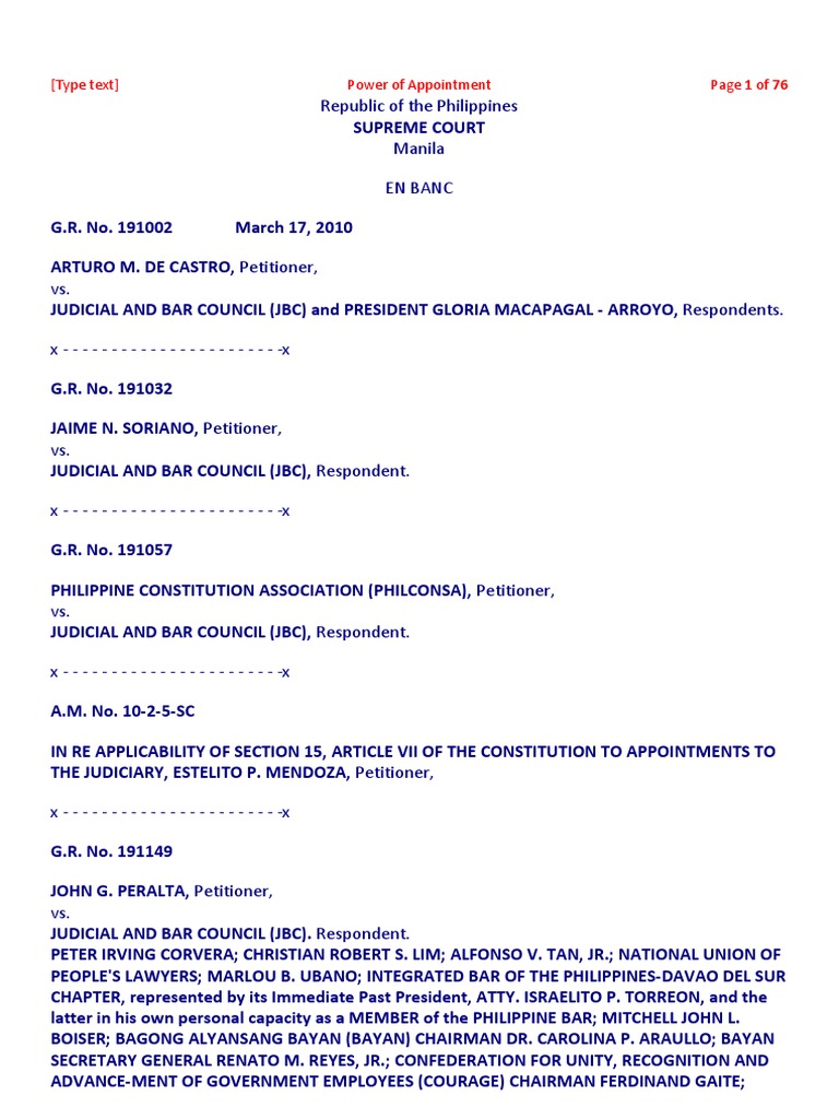 Power of Appointment p2 | PDF | Standing (Law) | Supreme Court Of The ...