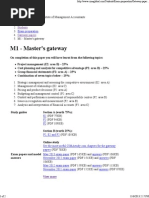 CIMA Practical Experience PER | PDF | Strategic Management | Project ...