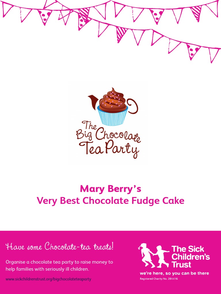 Mary Berry's Very Best Chocolate Fudge Cake PDF | PDF | Cakes | Chocolate