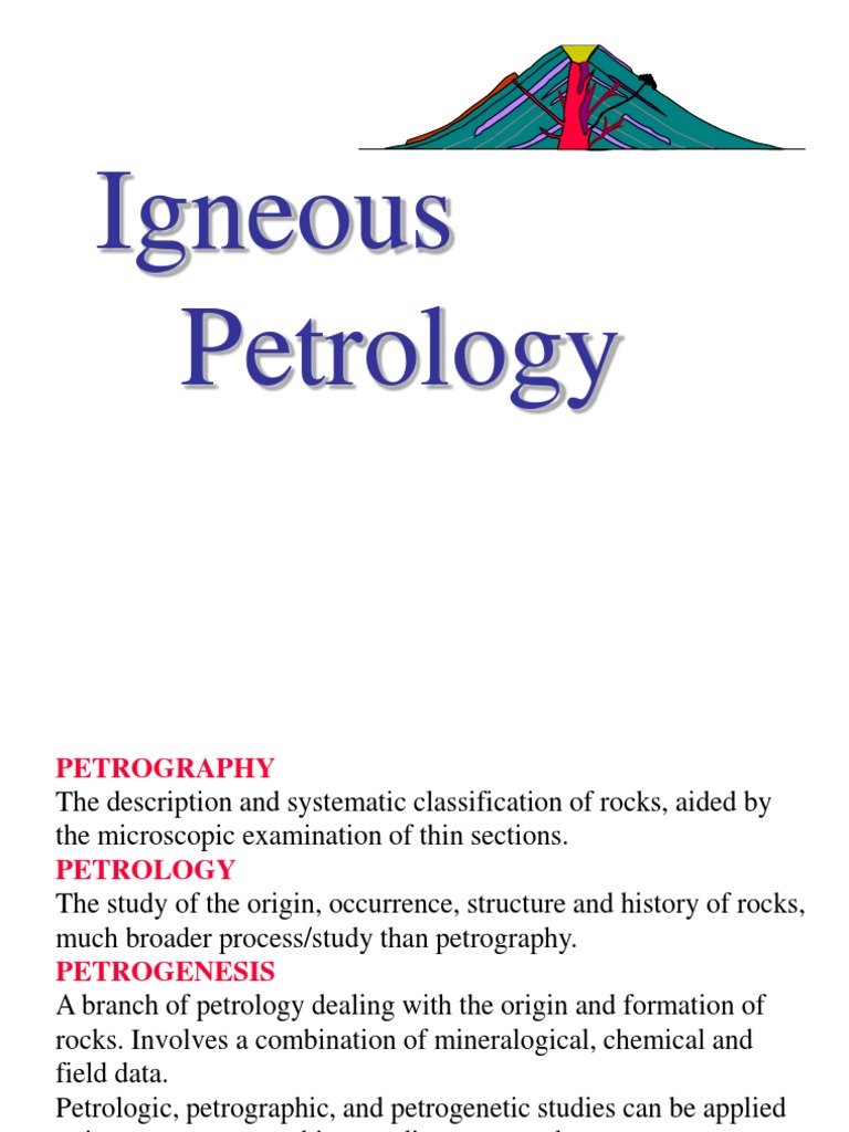 Igneous Petrology | PDF | Igneous Rock | Rock (Geology)