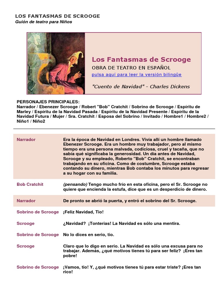 Los Fantasmas de Scrooge | PDF | Un villancico | Navidad