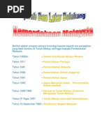 Kronologi Sejarah Kemerdekaan Malaysia | PDF