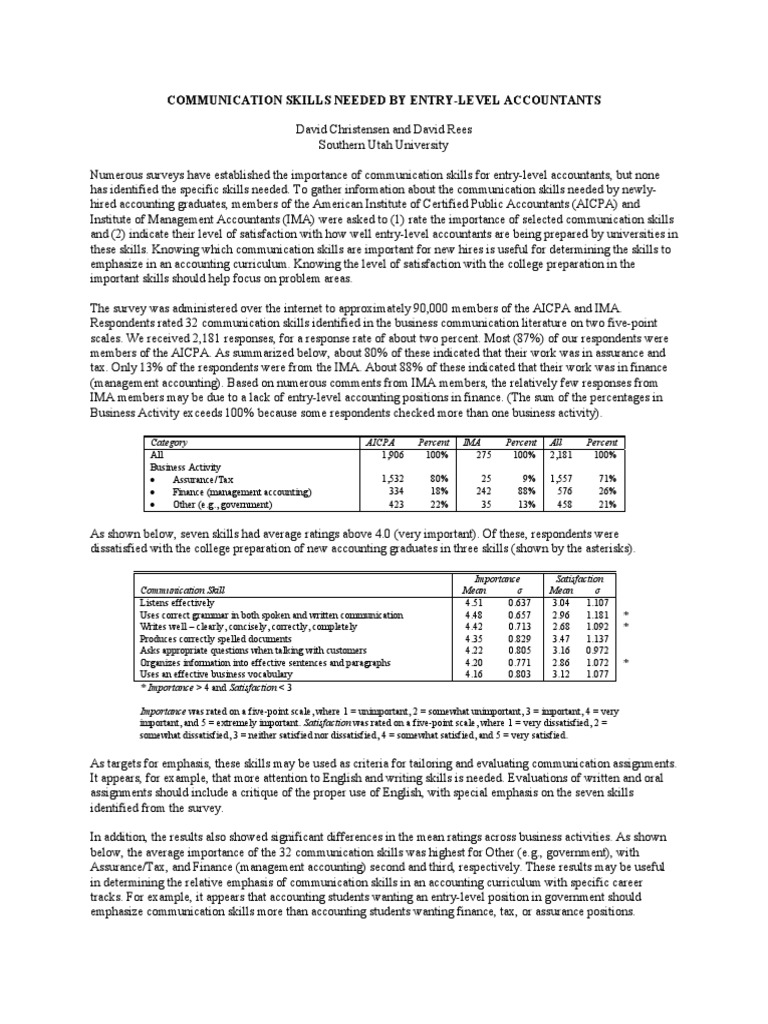 Communication Is Key | PDF | Management Accounting | Accounting