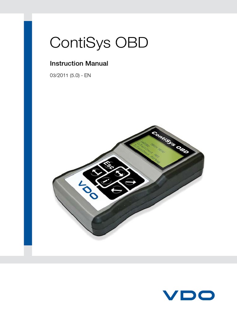 FLC Contisys Obd User Manual Ver5 0 0en | PDF | Electrical Connector | Automotive Industry