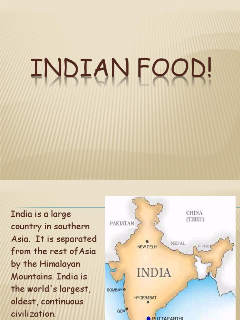 INDIAN Food ! | PDF | Indian Cuisine | Curry