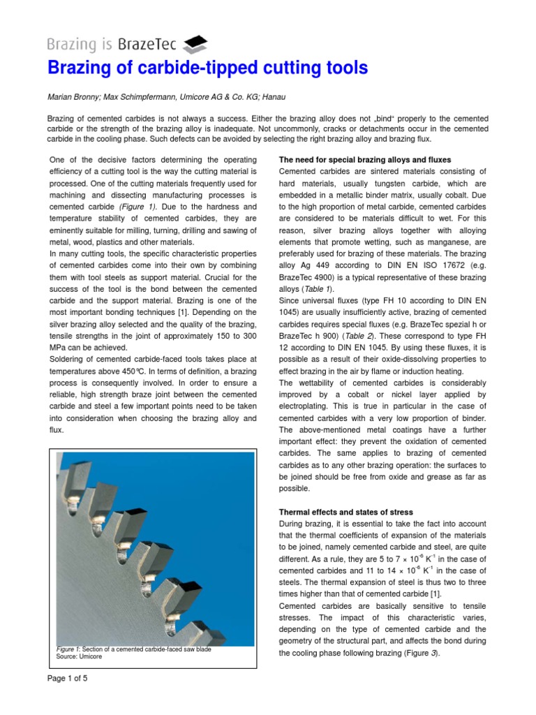Brazing Cooling Method PDF | PDF