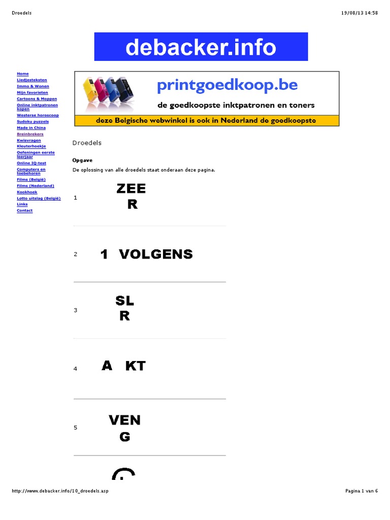 Droedels | PDF