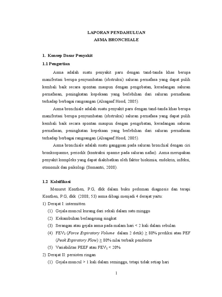 LP Asma Bronkial | PDF