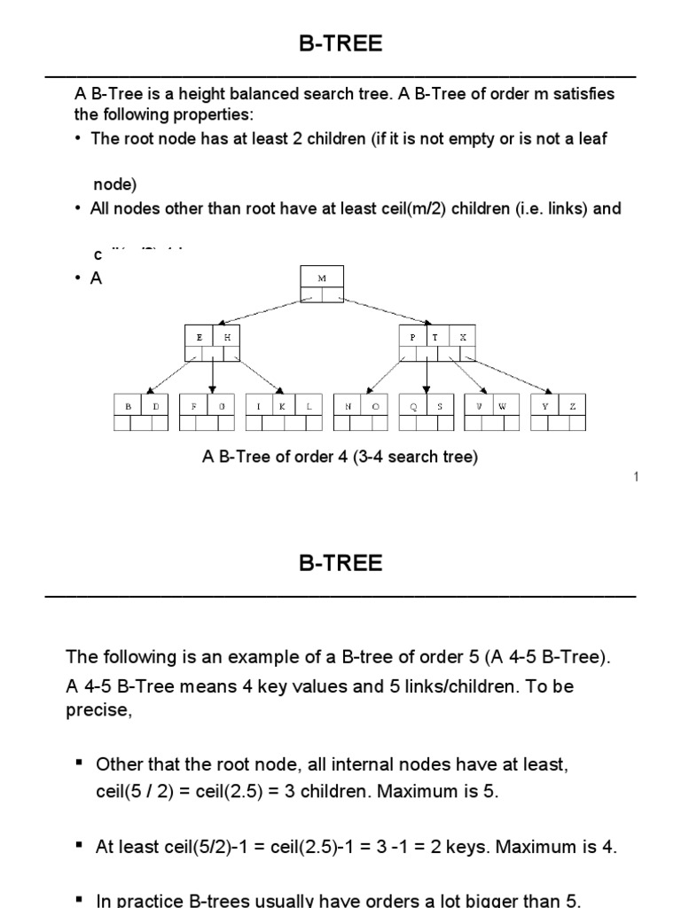B Tree Tutorial | PDF | Theoretical Computer Science | Applied Mathematics