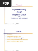 Matching Layout | PDF | Mosfet | Cmos