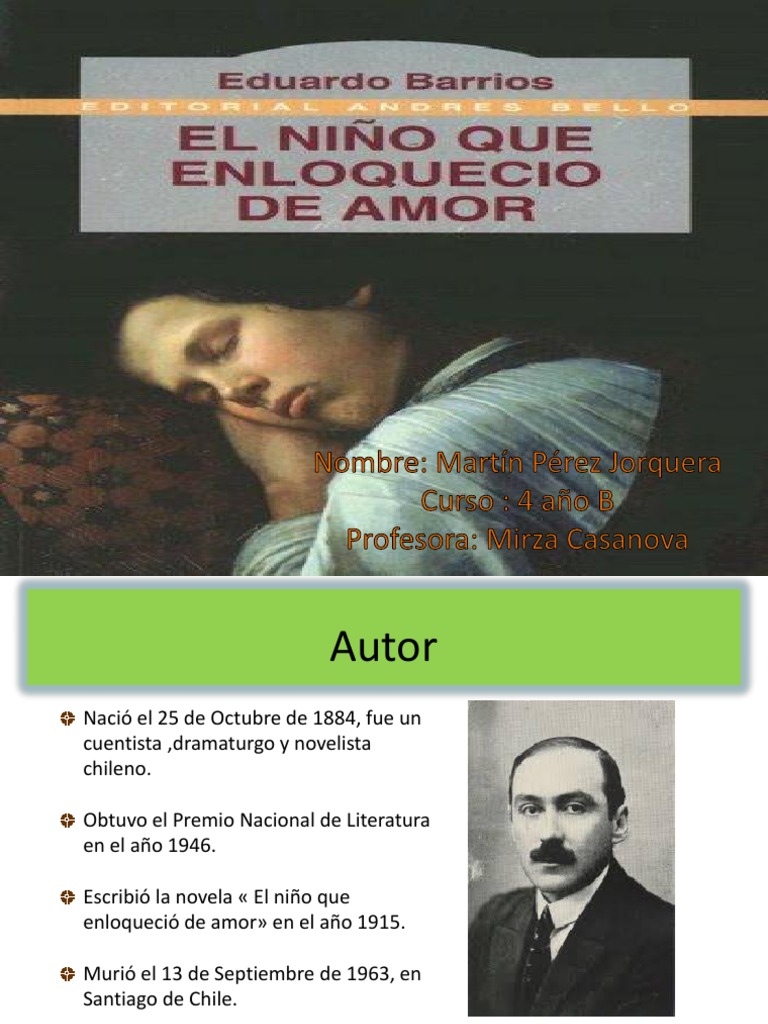 El Niño Que Enloqueció de Amor. | PDF