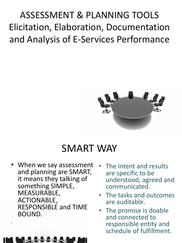 Basic E-Services Assessment Planning Tools | PDF