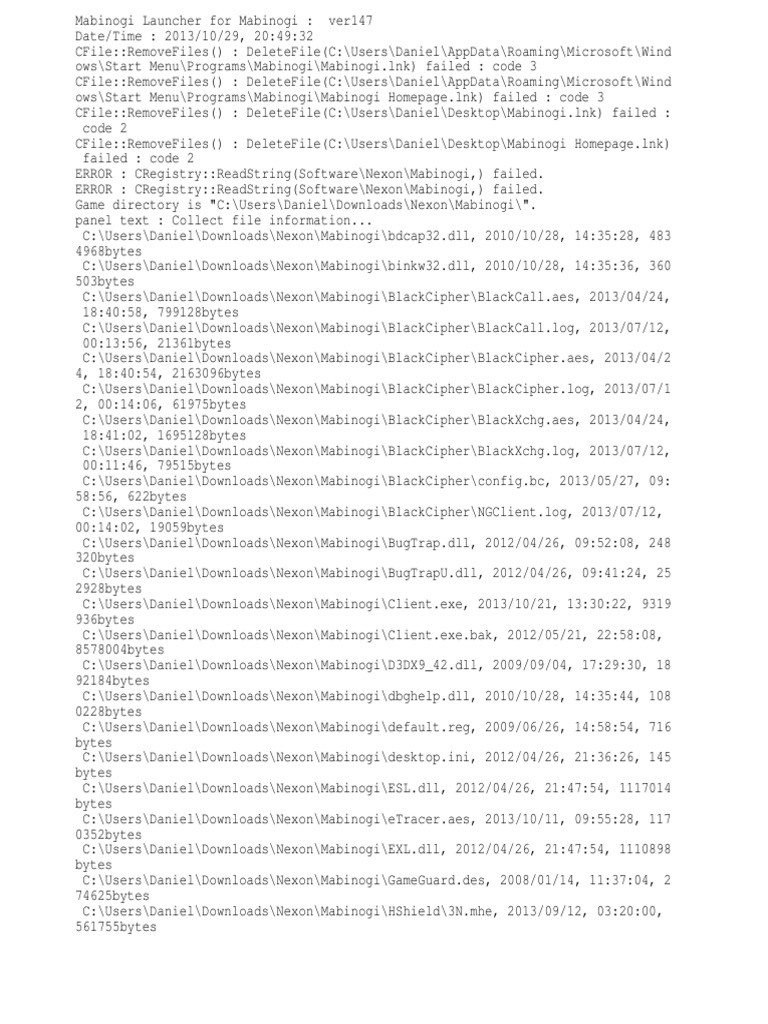 Launcher Log | PDF | Windows Registry | Computing Platforms