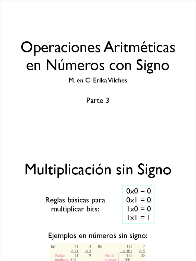 Aritmetica Numeros Con Signo 3 | PDF | División (Matemáticas ...