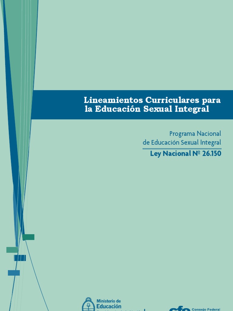 Lineamientos Curriculares ESI | PDF | Educación sexual | Educación primaria