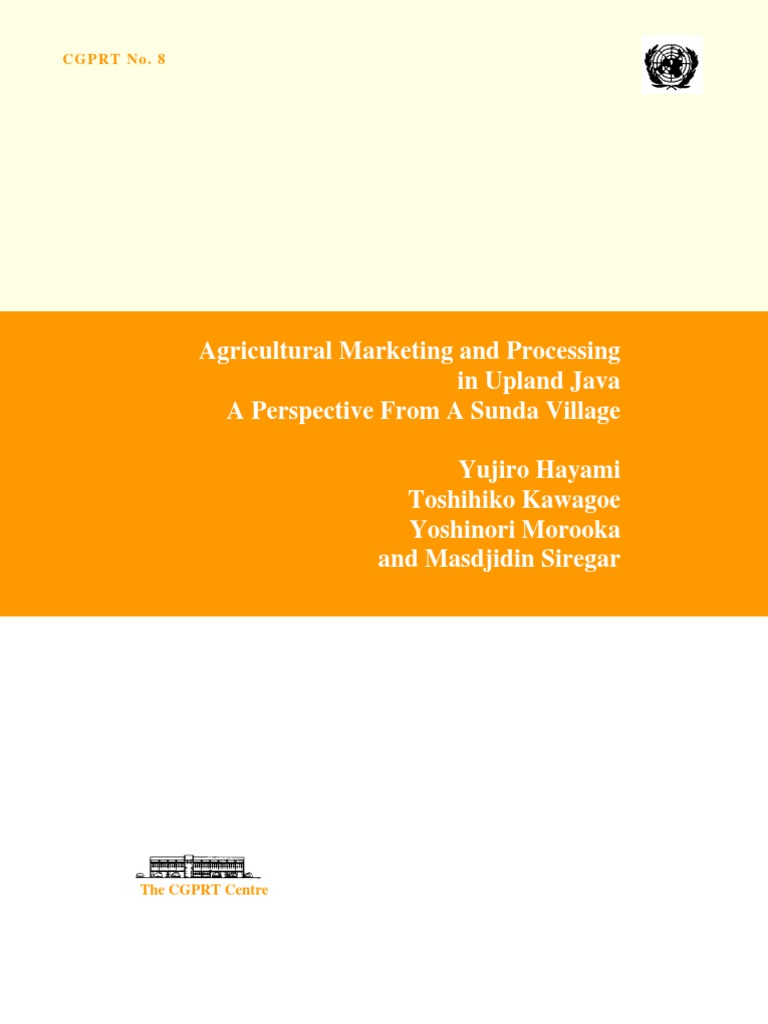 Upland Java Agricultural Marketing Insights | PDF