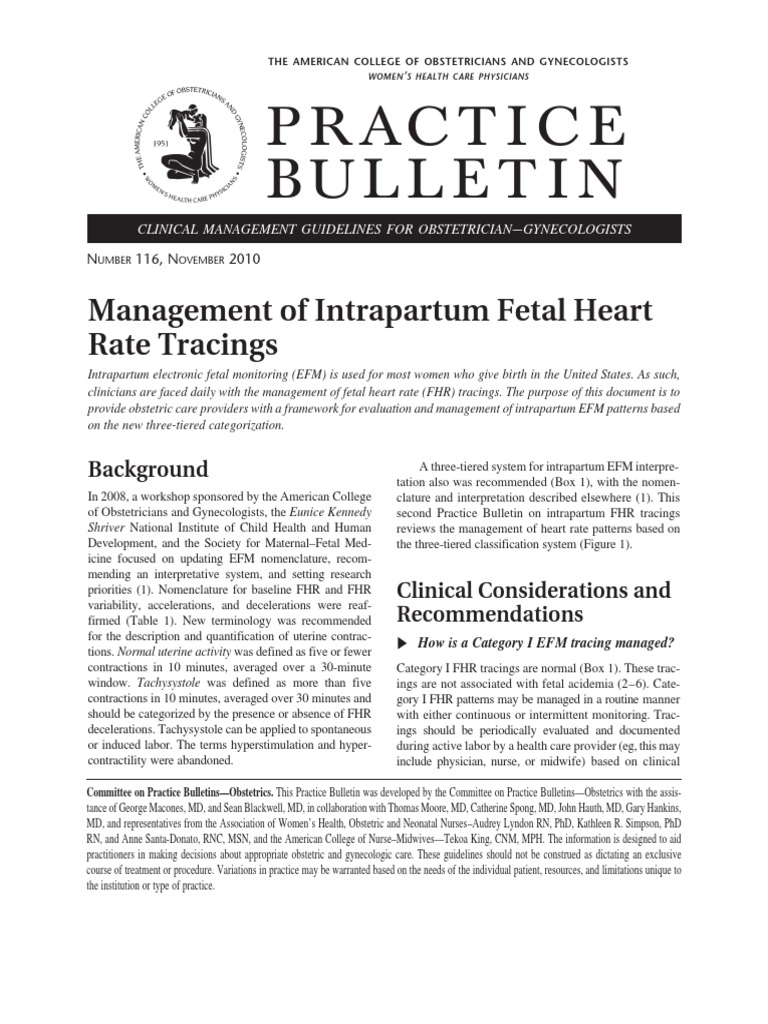 ACOG PSS | Childbirth | Obstetrics