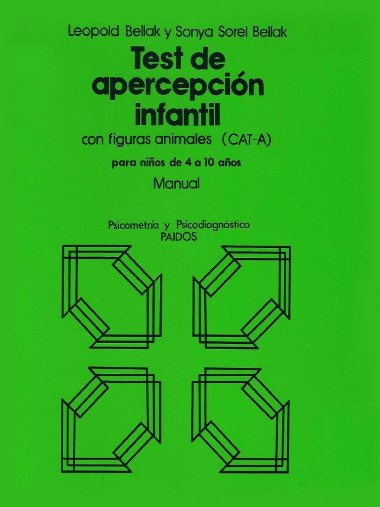 Manual Test Cat Bellak | PDF | Language Arts & Discipline