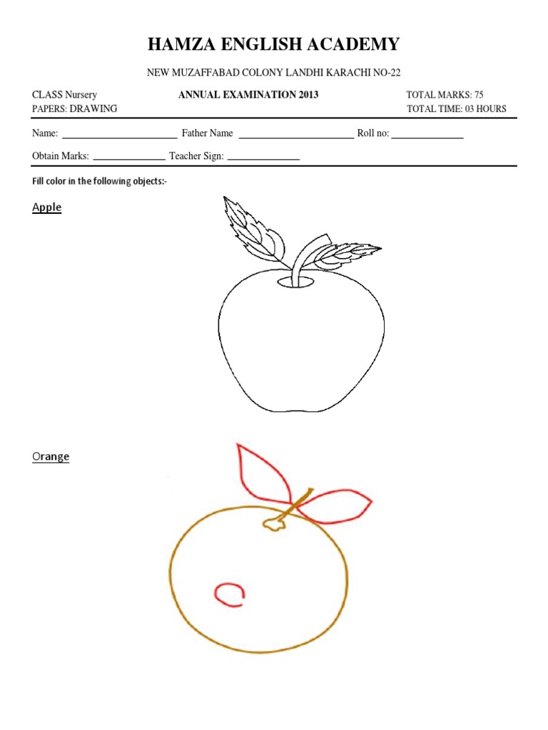 Nursery Drawing | PDF