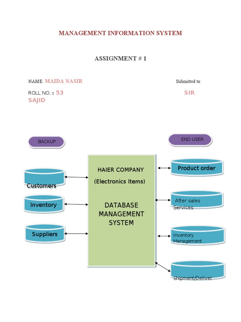 Database Block Diagram | PDF