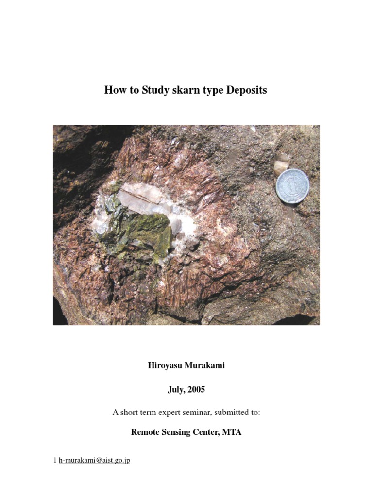 Study Guide for Skarn Deposits Mapping | PDF | Minerals | Rock (Geology)